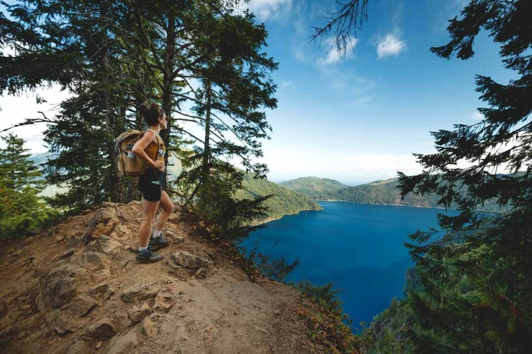 Hiking Mount Storm King in Olympic National Park, WA