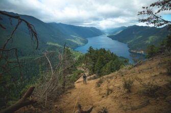 Hiking Mount Storm King in Olympic National Park, WA
