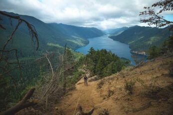 Hiking Mount Storm King in Olympic National Park, WA