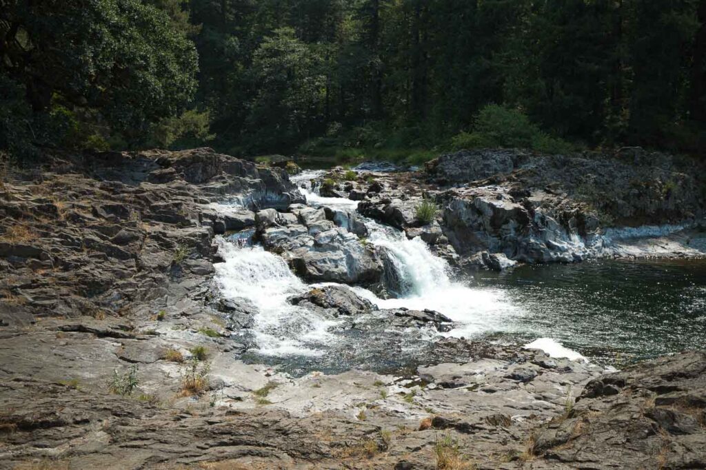 Visiting Lucia Falls in Washington