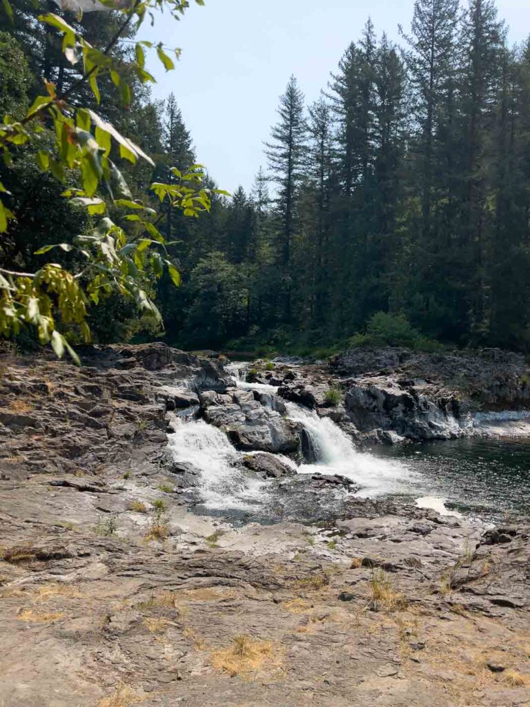 Visiting Lucia Falls in Washington